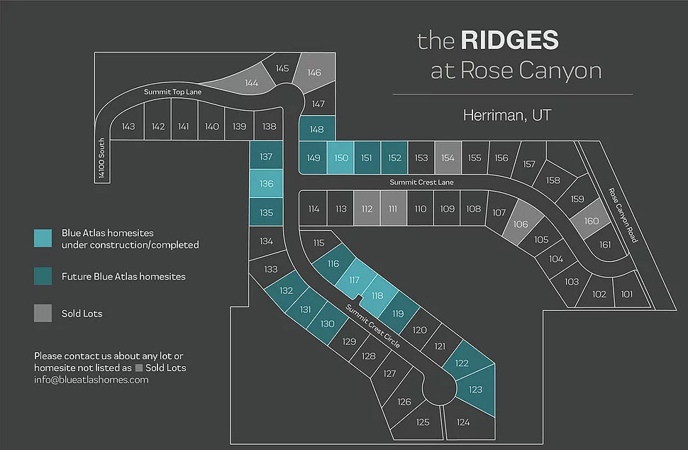 The Ridges At Rose Canyon Plat Map | Save Thousands With Communnie.