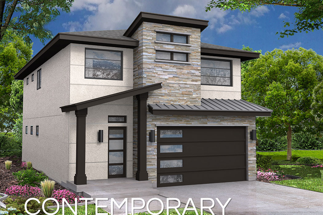 Columbia-Contemporary-Elevation | Save Thousands With Communnie.